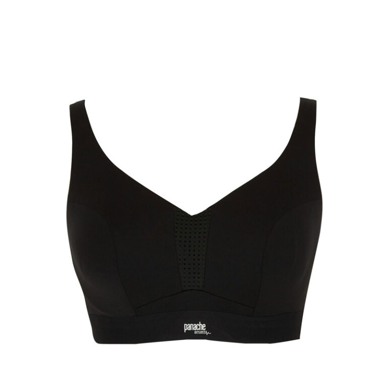 Panache Endurance Wired Non Padded Sport BH - Black - SportBH.nl